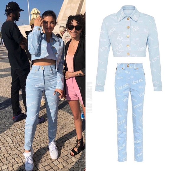 Versace | Jeans | 200s Versace High Waisted Logo Jeans | Poshmark